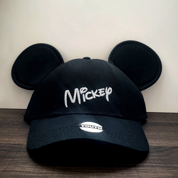 Disney | Accessories | Disney Black Mickey Mouse Ear Cap | Poshmark